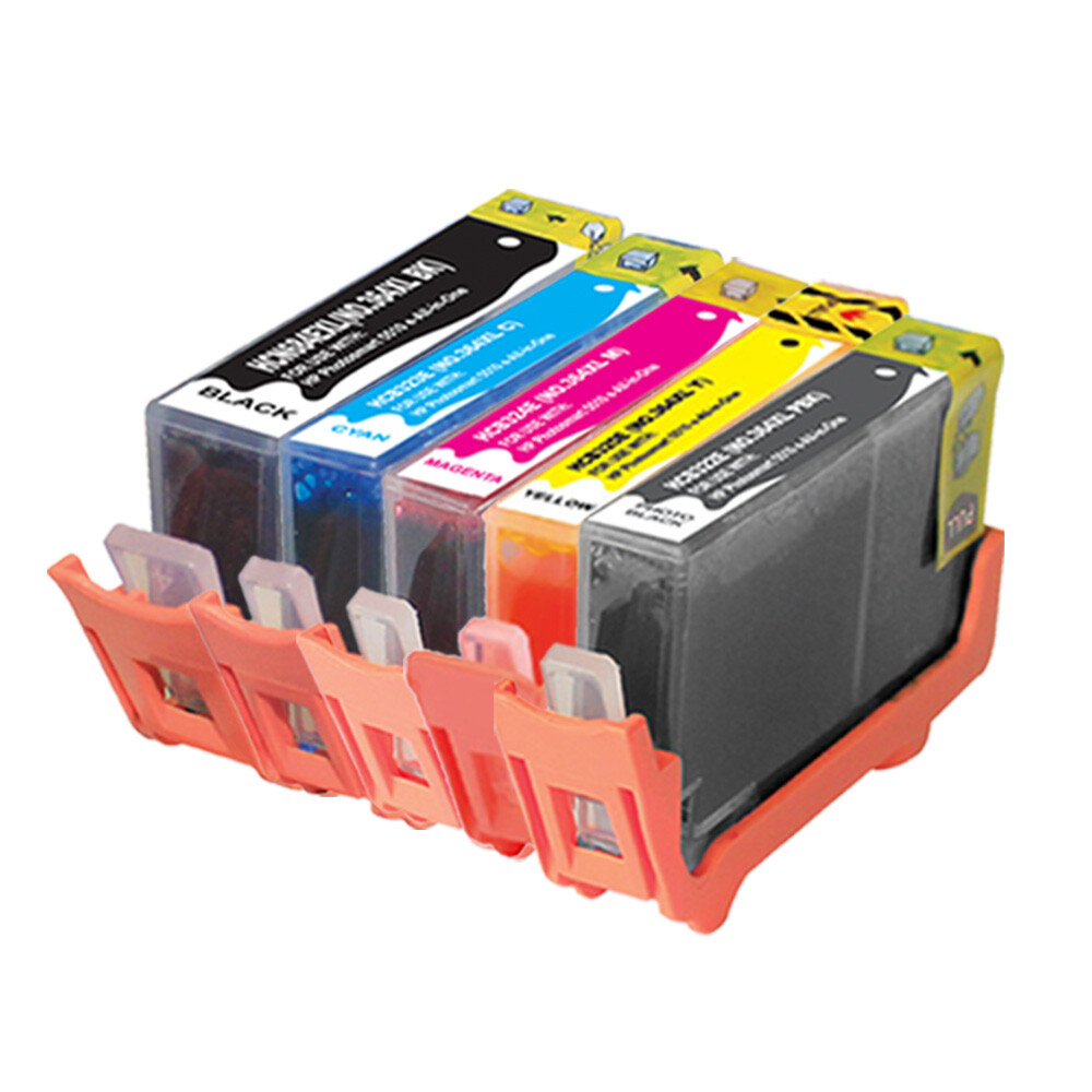 5 Ink Fits For HP Photosmart Premium C309 C309g C309h C309n C310 364XL ...