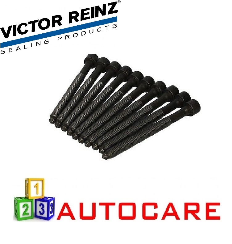 Victor Reinz Cylinder Head Screw Bolts 120mm Polydrive For Audi VW 1.8T ...