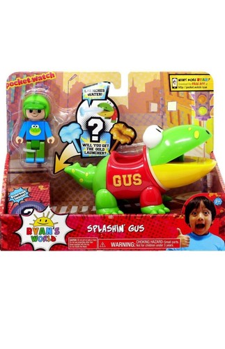 Ryan's World Splashin Gus Action Figure Set Toy New | eBay