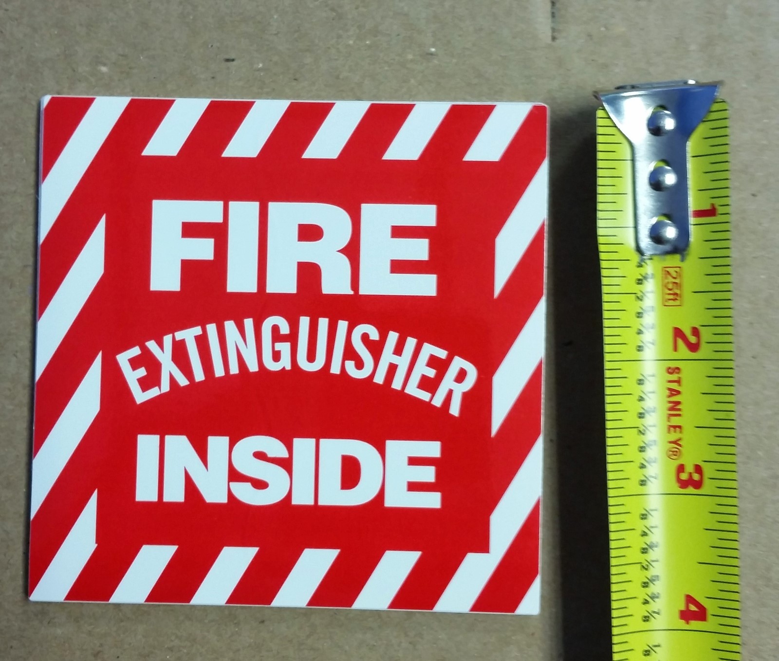 🤡🔥🧯 FIRE EXTINGUISHER INSIDE Sticker ...4 X 4 SELF ADHISIVE VINYL 🔥🧯 | eBay