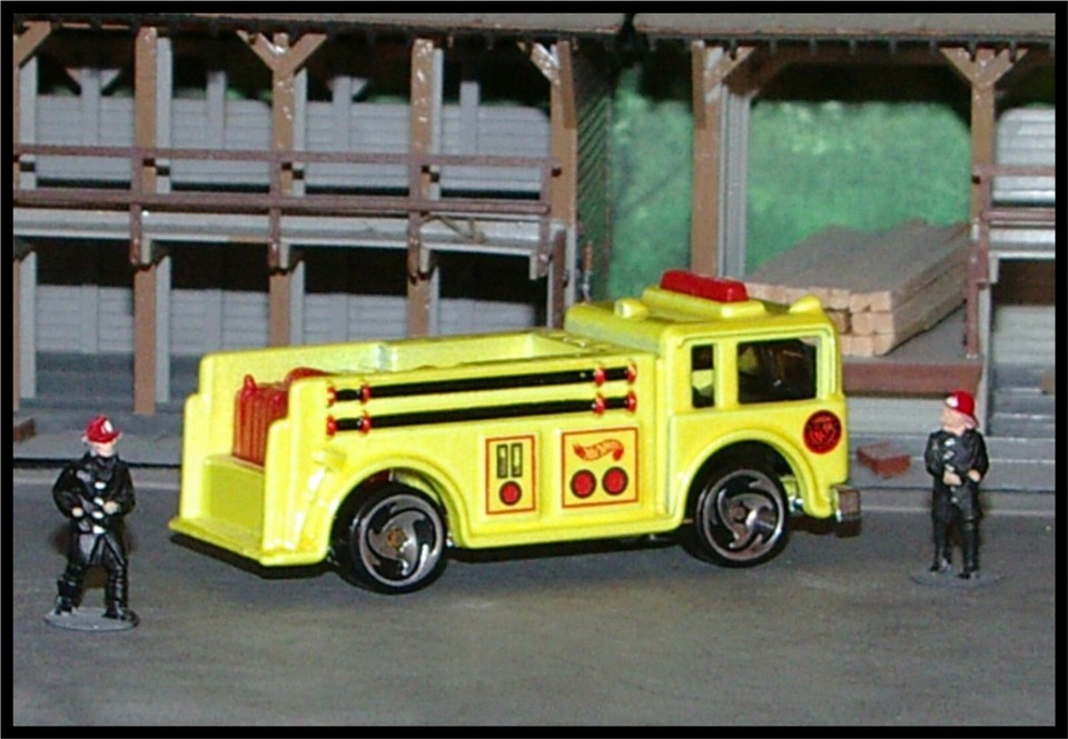 (1976) _ Hot Wheels _ HO Scale _ Fire Eater / Fire Truck _ Yellow | eBay