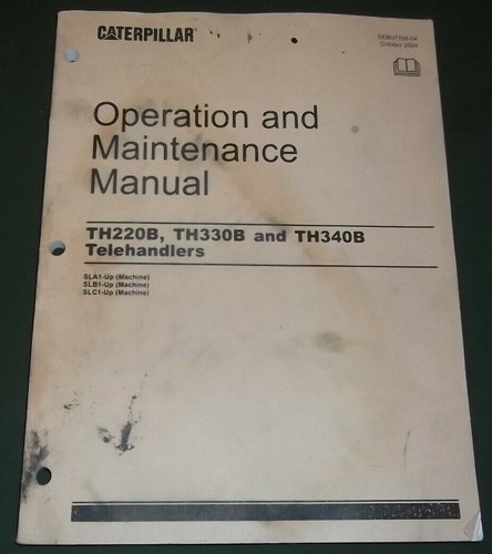 CAT CATERPILLAR TH220B TH330B TH340B TELEHANDLER OPERATION ...