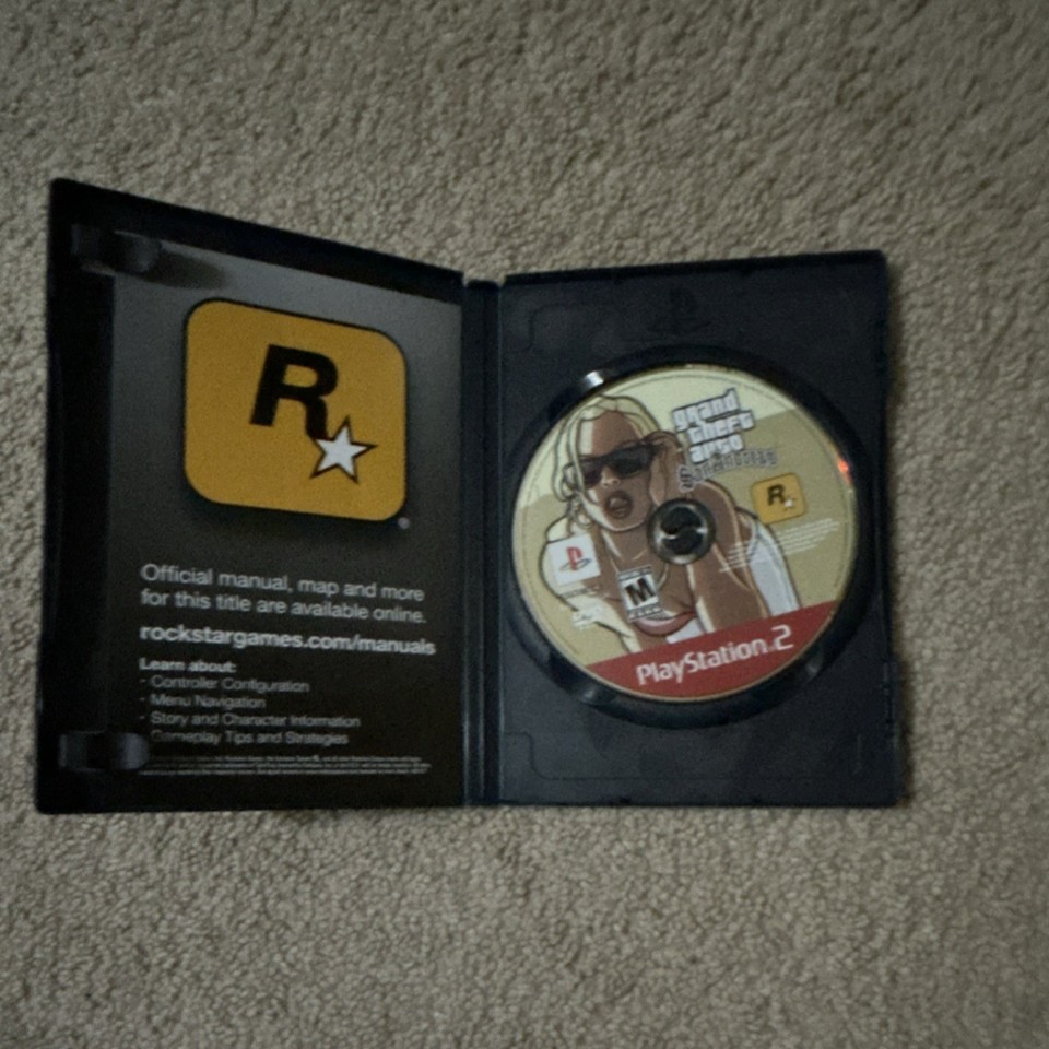 Rockstar Games Grand Theft Auto: San Andreas Greatest Hits PS2 M Rated ...