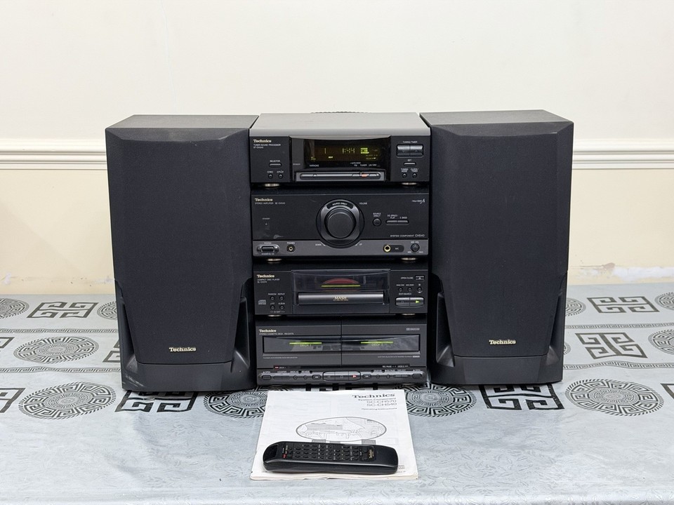 Technics Se-ch540 Hifi System Separate + Speakers + Remote | eBay UK