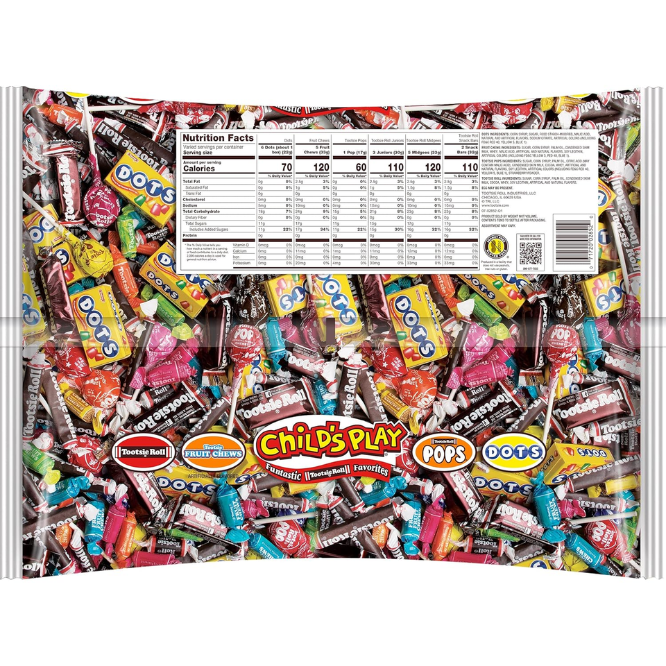 Child'S Play Candy Favorites - Made in USA - 5 Pounds of Individually ...
