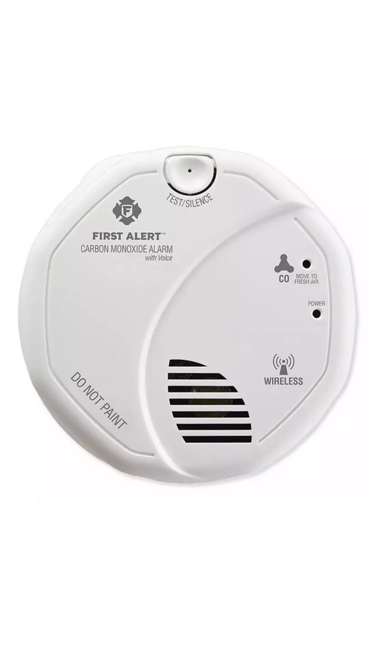 BRK First Alert Wireless Carbon Monoxide Alarm with Voice & Location ...