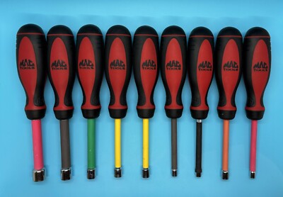 Mac Tools Nut Driver Metric Standard Red Handle ND95805 ND95800 You ...