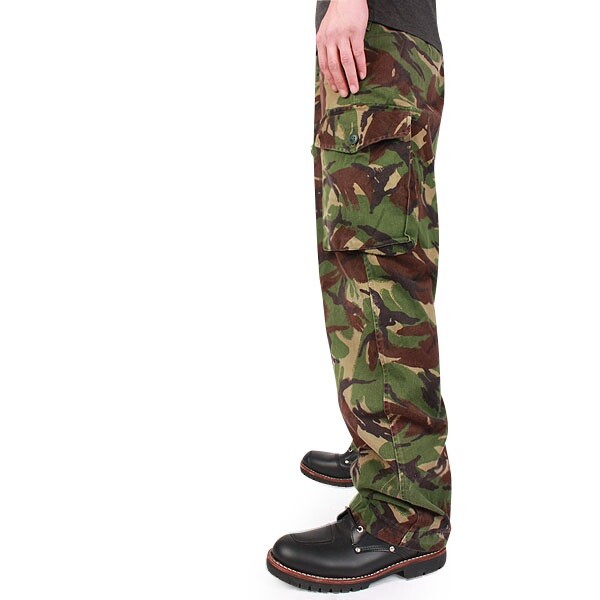 Vintage 1980s British army M85 camo trousers pants military cargo ...