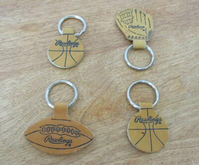 Unique Collection of Rawlings Souvenir Keychains Ball and Glove Shaped ...
