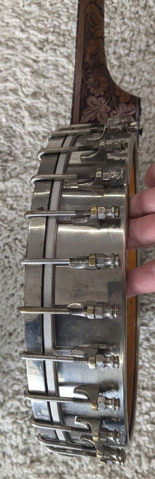 1899 S.S. Stewart Special Thoroughbred 5 string Open Back Banjo with ...