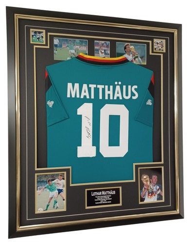 GERMANY Framed Lothar Matthaus Signed Shirt Autographed Jersey with COA ...
