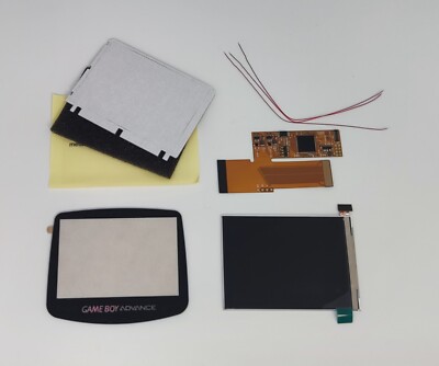 Gameboy Advance GBA IPS LCD Backlight Screen replacement Kit | eBay UK