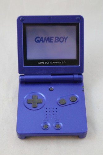 Nintendo Game Boy Advance SP AGS-001 Cobalt Blue GBA Console No Charger ...