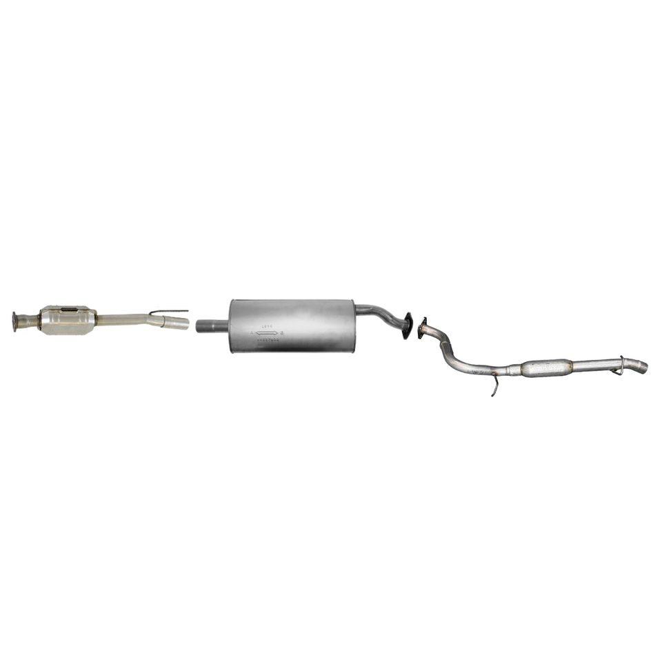 Rear Cat+Muffler+Resonator For 05 06 07 08 Ford Escape and Mazda ...