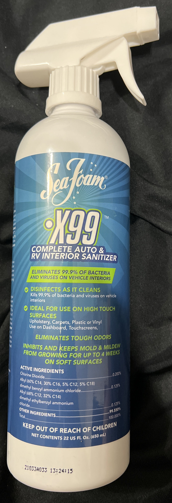 Seafoam X99 Complete Auto & Rv Interior Sanitiz | eBay
