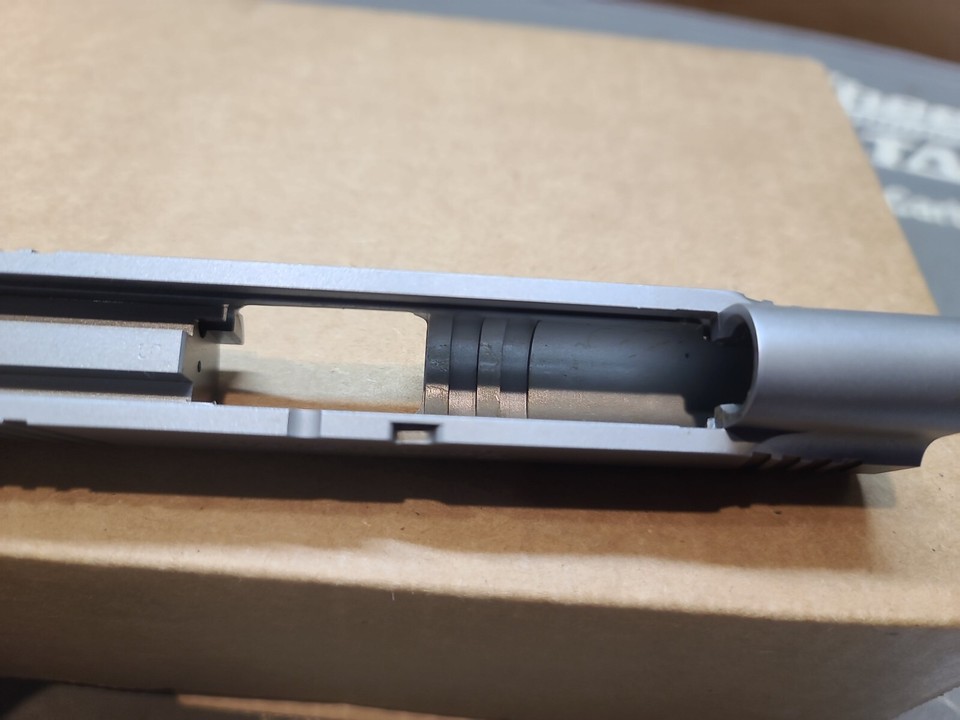 NOS REMINGTON 1911 R1S ENHANCED COMMANDER STAINLESS SLIDE 4¼" 45ACP # ...
