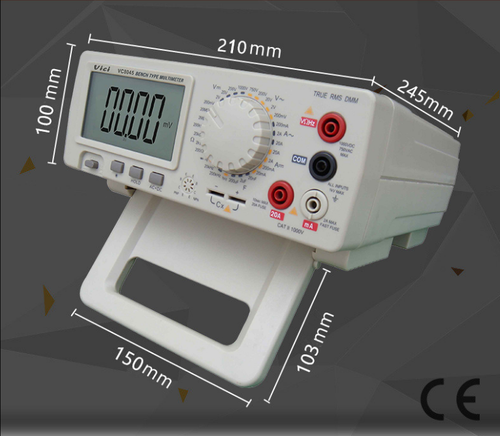 VC8045 HIgh precison BENCH TOP 4 1/2 True RMS Digital MULTIMETER DCV ...