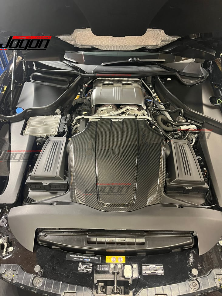 Replace For Benz AMG GT GTR GTS GTC C190 R190 2016+ Dry Carbon Engine ...