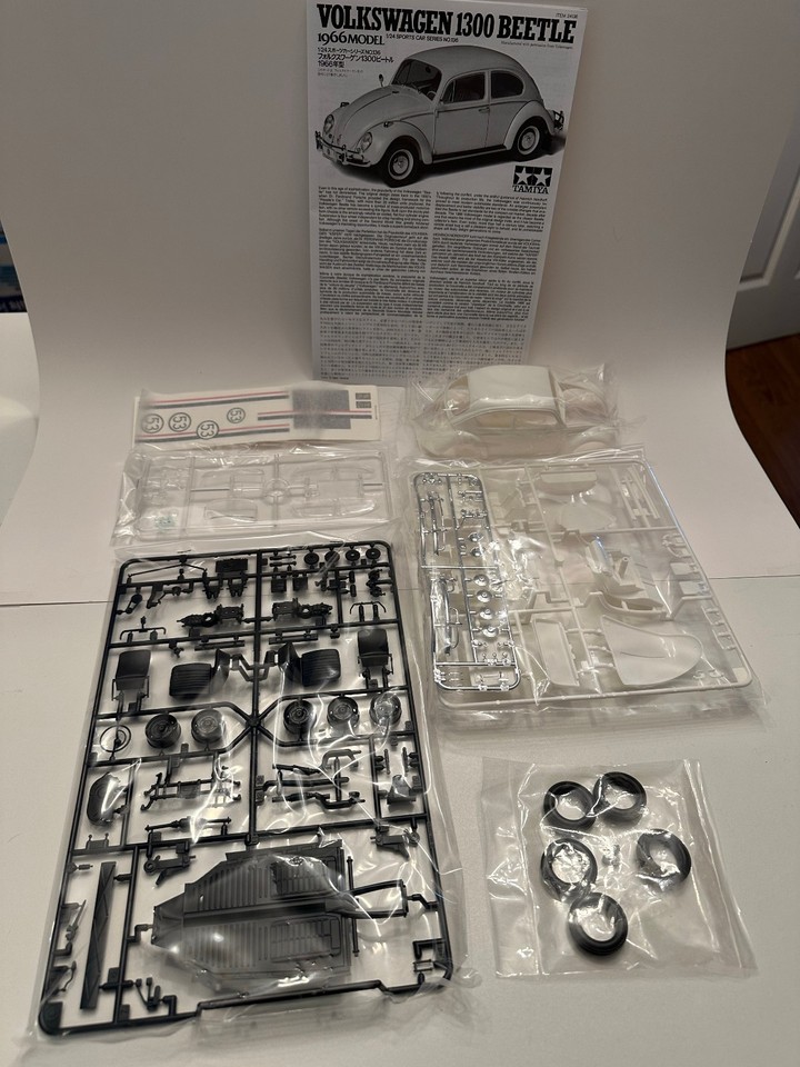 1/24 Tamiya 1966 Volkswagen 1300 Beetle plastic model kit | eBay