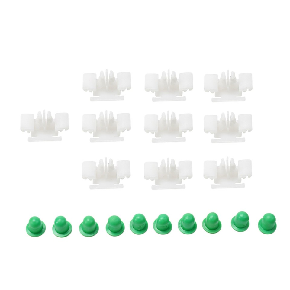 10pcs FOR E36 Exteriors Side Moulding / Door Bumpstrip Fastener Clips ...