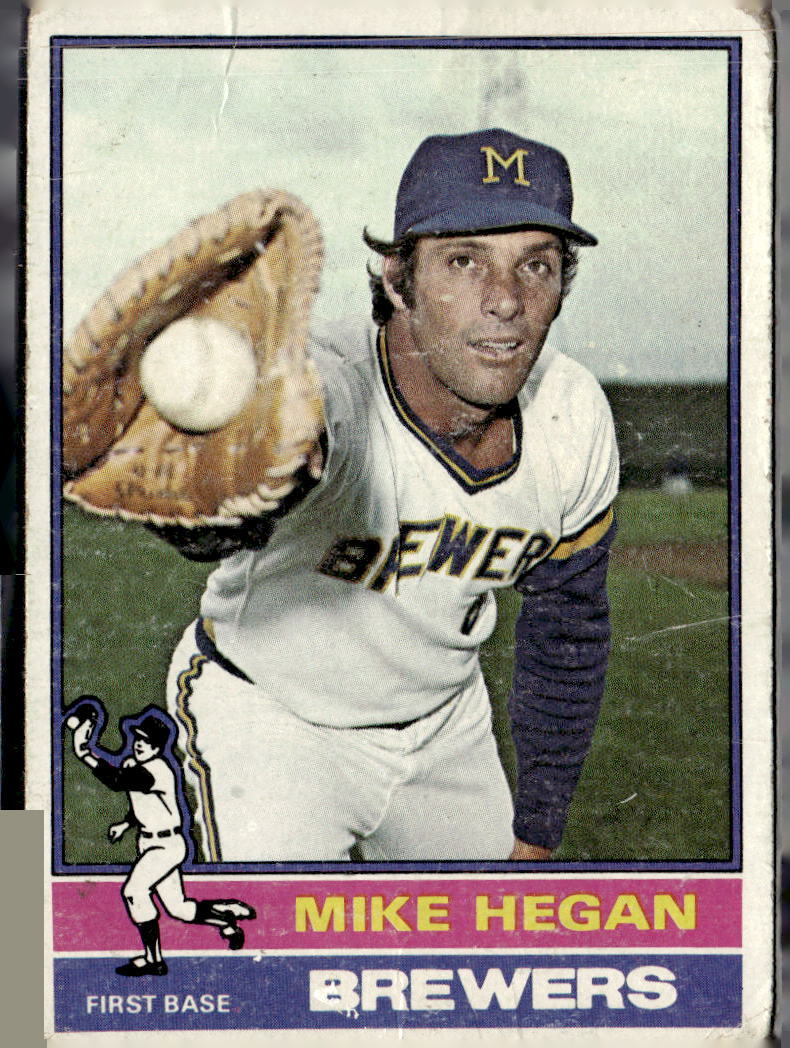 1976 Topps #377 Mike Hegan | eBay