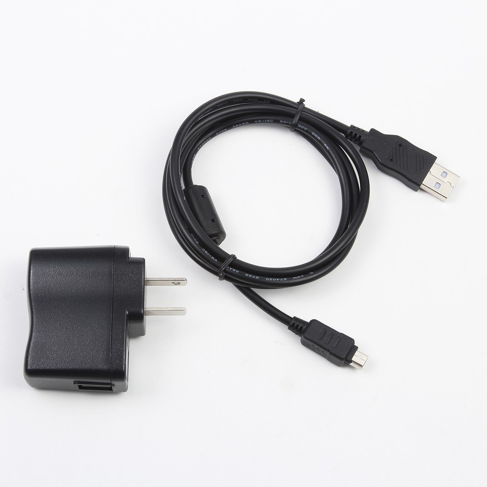 USB AC Power Adapter Battery Charger Cord For Olympus SZ-12 SZ-14 SZ-17 ...