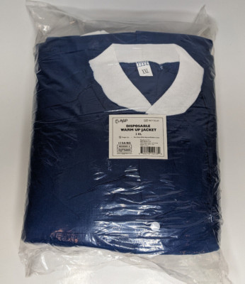 12x Disposable Scrub Active Warm Up Jackets Long Sleeve Scrubwear Top ...