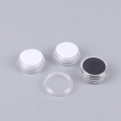 Transparent Round Gemstone Display Collection Storage Box Jewelry Gems ...