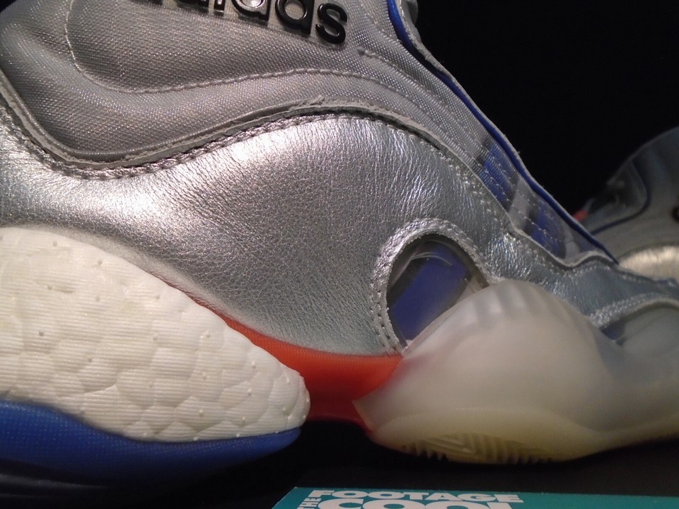 ADIDAS 98 x CRAZY BYW KOBE BRYANT 8 MICROPAPER 1 SILVER BLUE ORANGE ...