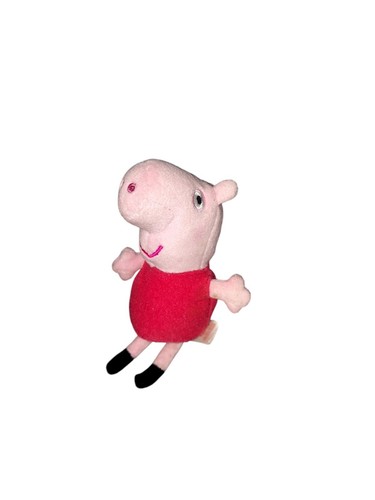 TY Peppa Pig KEYCHAIN Backpack Clip Plush Doll Hanger Beanie Baby 2017 ...