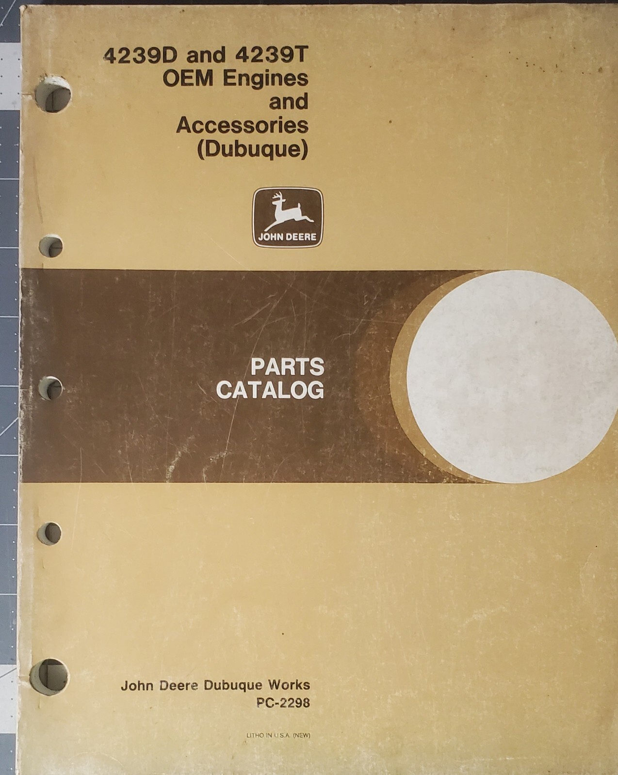 John Deere PC 2298 4200 Series Engines and Accessories Parts Catalog | eBay