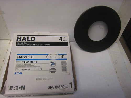 ML4 4" LED Trim, Round 2" Pinhole grey/brn HALO EATON TL41RGB | eBay
