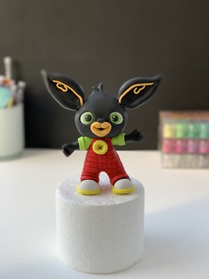 Bing Bunny Fondant Edible Cake Topper Birthday Kids Party Decoration ...