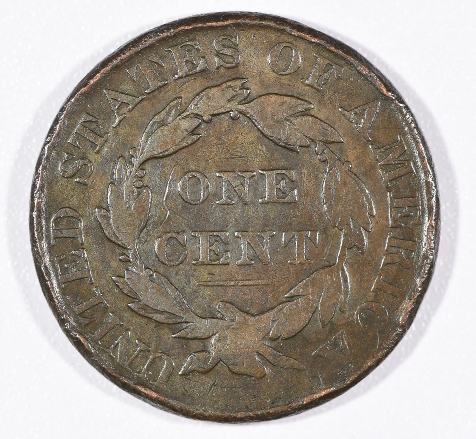 1827-P "Liberty Head" One-Cent Copper Coin, Almost Good | eBay