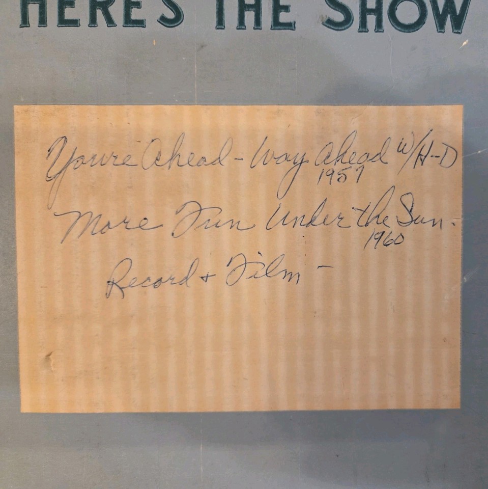 1957-61 Harley Davidson Dealer Kit: Signed Letter, 16" VG+ Record ...