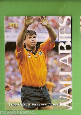 1996 RUGBY UNION CARD #5 TROY COKER, WALLABIES | eBay