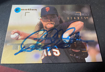sf giants rod beck signed emotion #191 | eBay