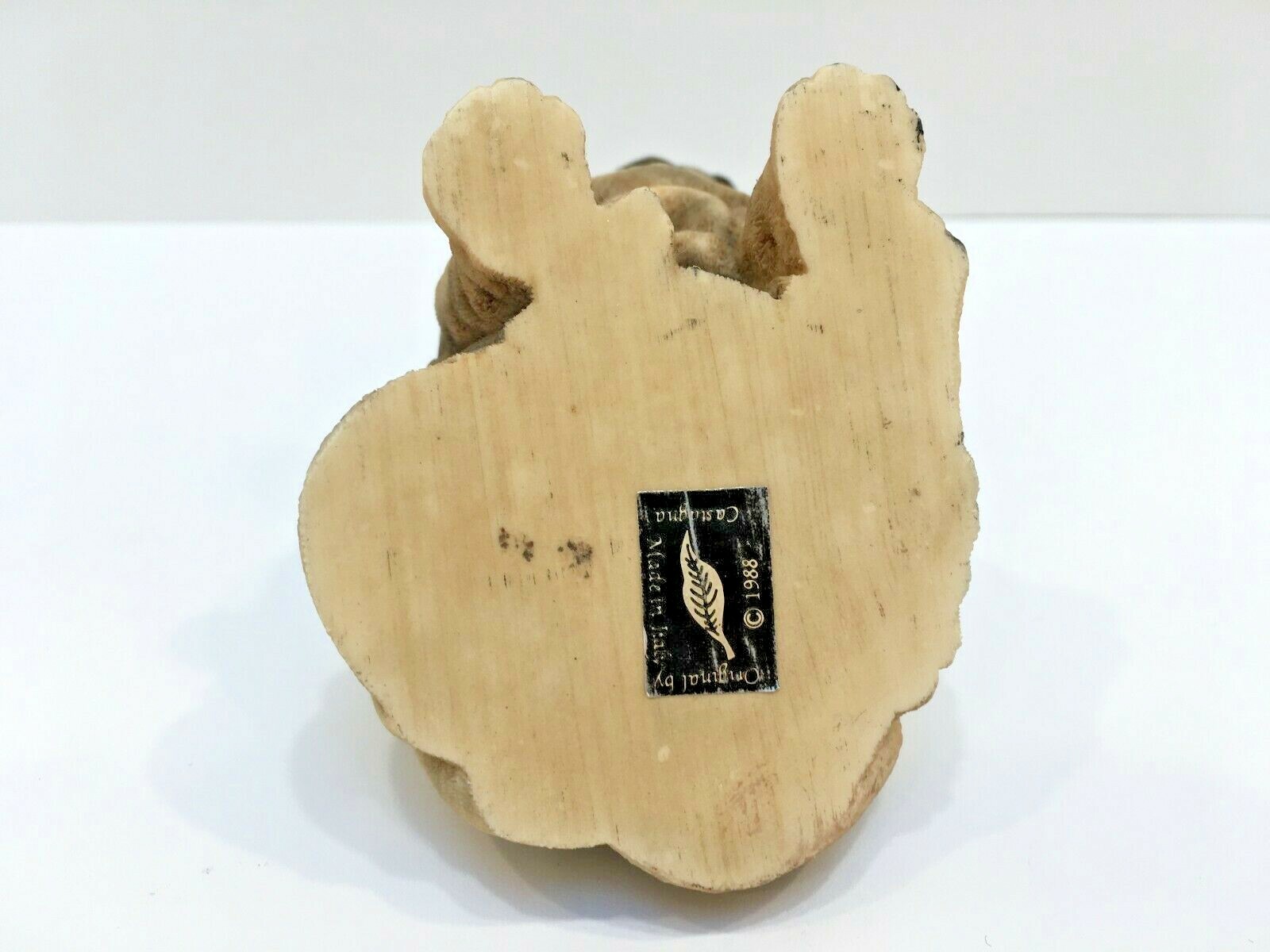 Castagna DOG FIGURE Polyresin 4.25" Tall Signed From Italy 1998 | eBay