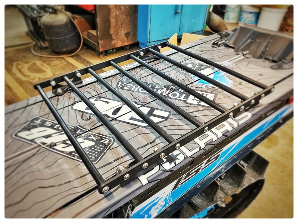 Polaris Arctic Cat Snowmobile Tunnel Rack, Slim Tunnel Bag Rack, (UN ...