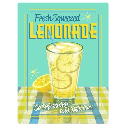 Lemonade Fresh Squeezed Wall Decal 12 x 16 Kitchen Removable Decor | eBay