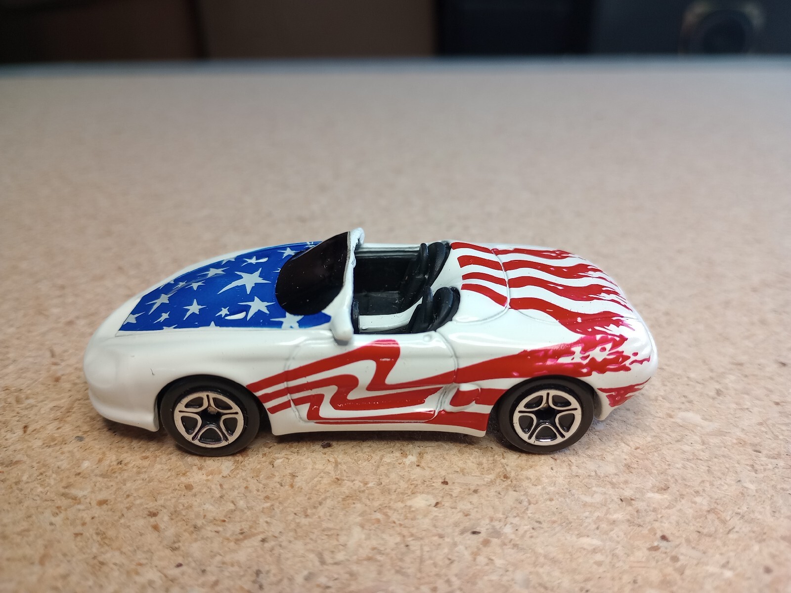 1994 Matchbox 1:64 Stars & Stripes Mustang Mach III American Flag ...