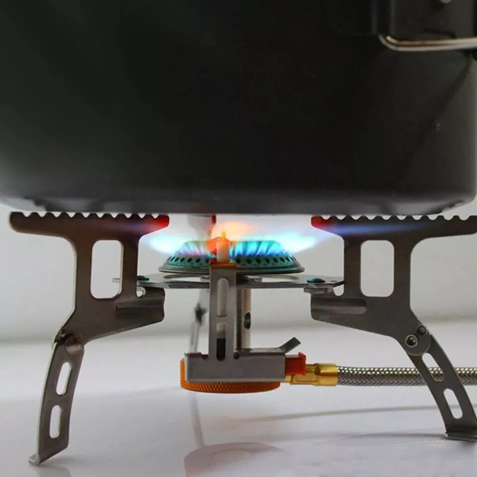 Mini Camping Stove Portable Compact Gas Burner Fishing Camping Picnic ...