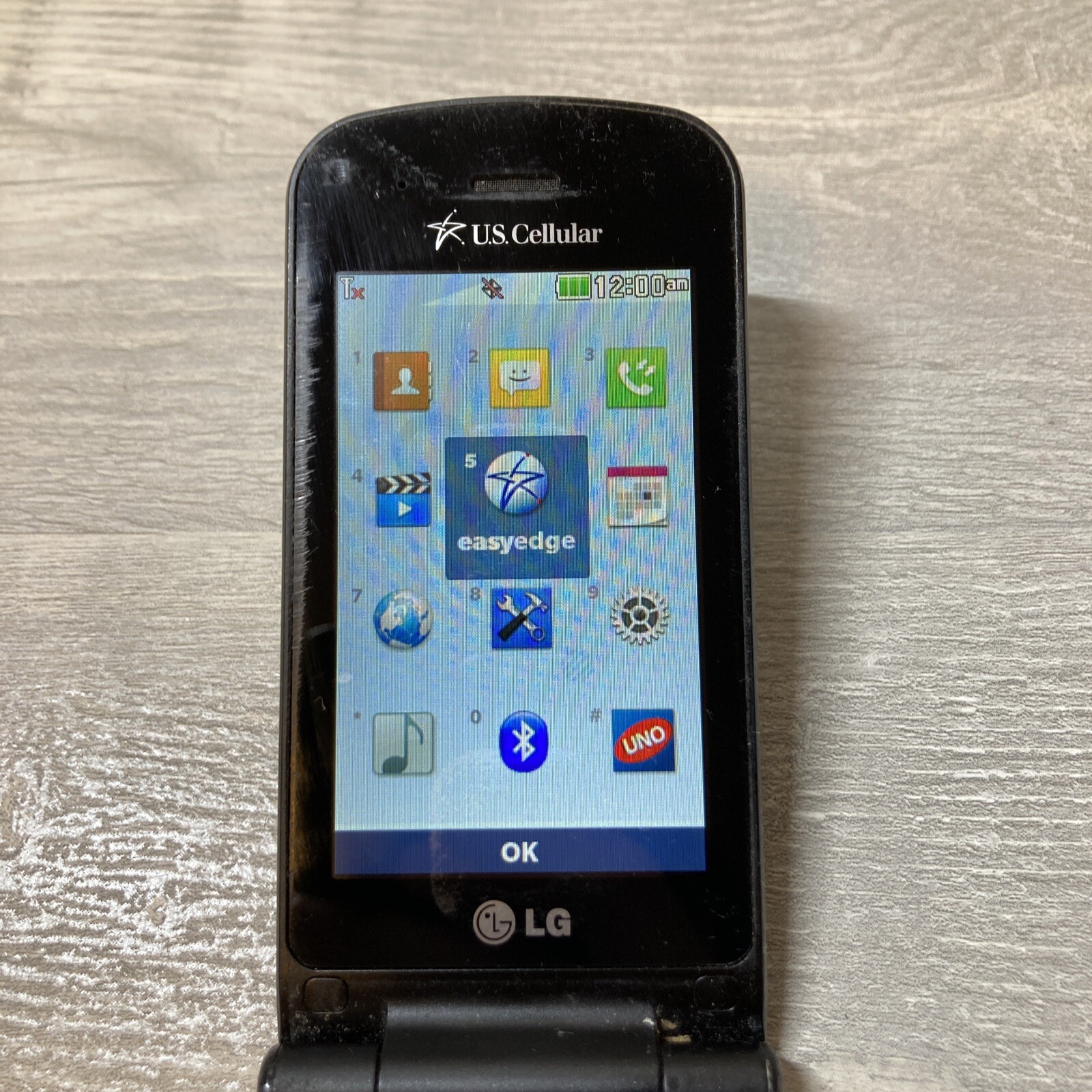 LG UN530 Wine III U.S Cellular Cellular Flip Phone BLACK | eBay