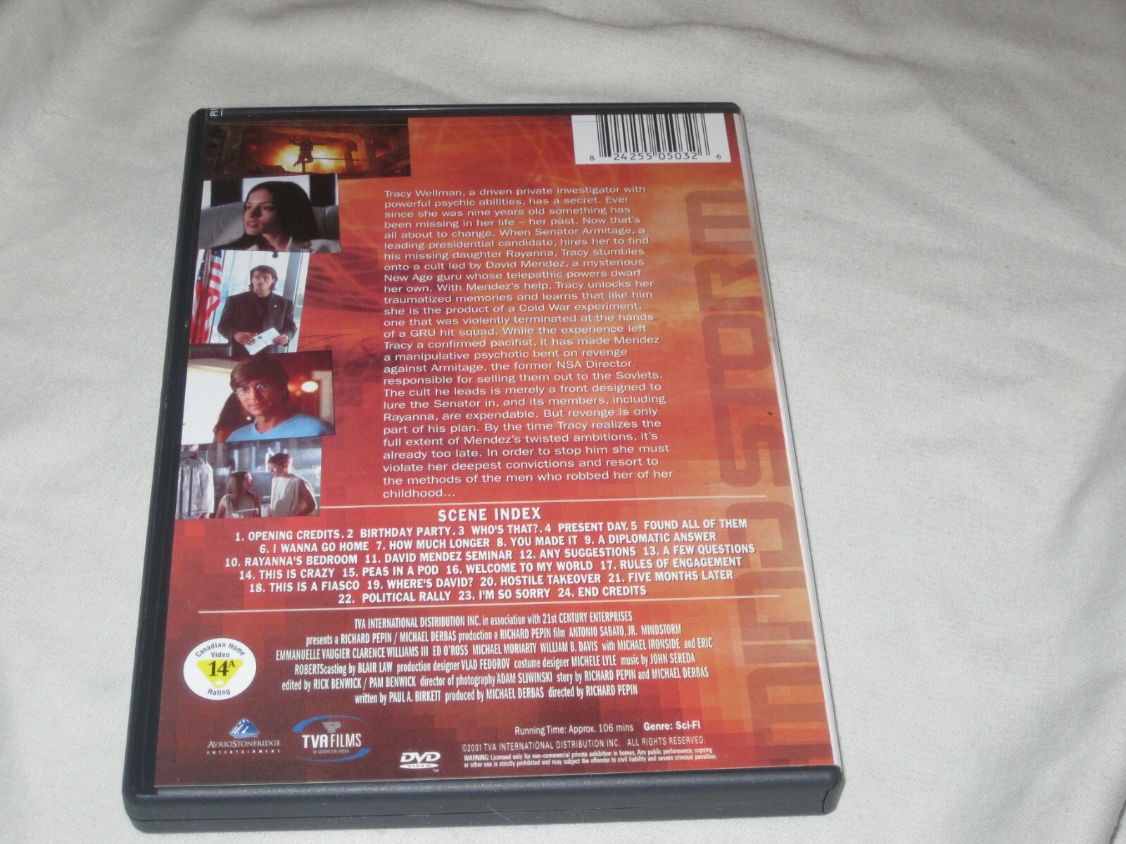 Mindstorm (2001) DVD Thriller Antonio Sabato Jr. Eric Roberts Michael Ironside | eBay