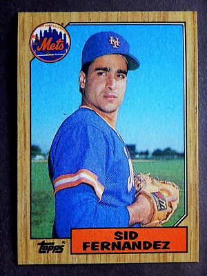 Sid Fernandez #570 Topps 1987 Baseball Card (New York Mets) | eBay