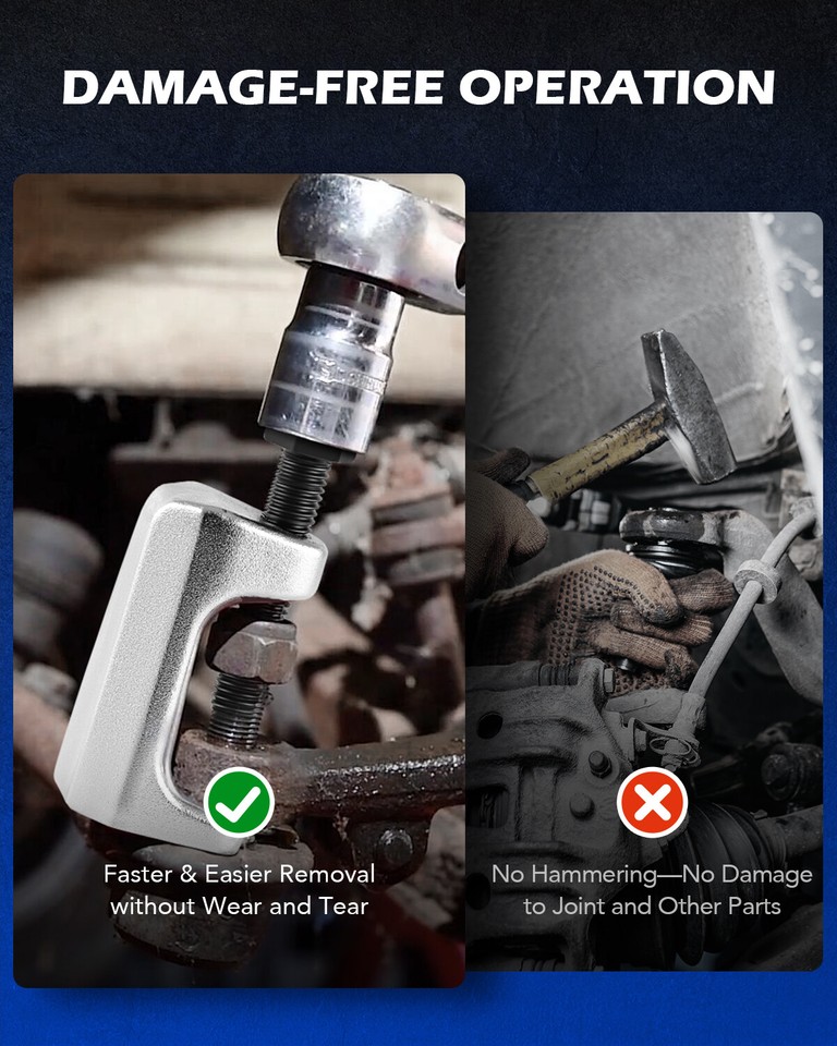 Ball Joint Separator Tie Rod End Pitman Arm Puller Service Removal Tool ...