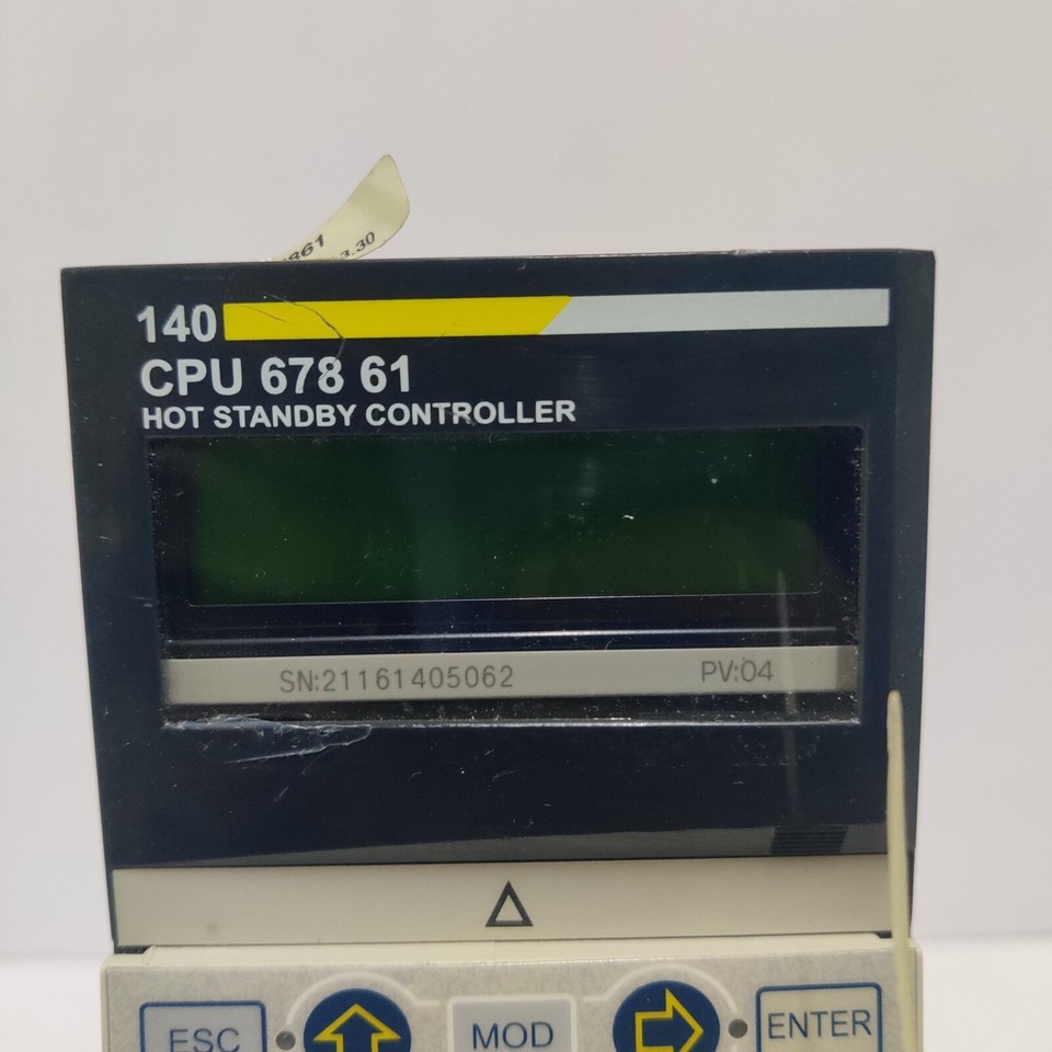 SCHNEIDER ELECTRIC 140CPU67861 UNITY HOT STANDBY PROCESSOR QTM HSBY 12MB SINGLEM | eBay