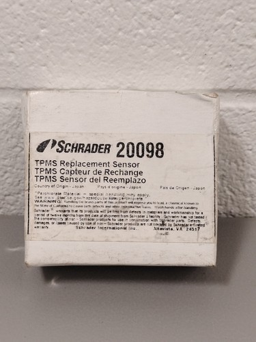 TPMS Sensor Schrader Automotive 20098 | eBay