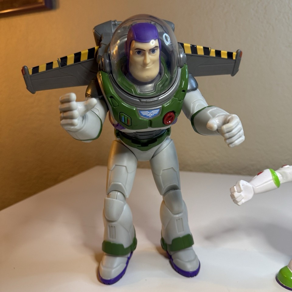 Buzz Lightyear Figure Lot Mattel 2019 2021 Jetpack Toy Story Pixar ...