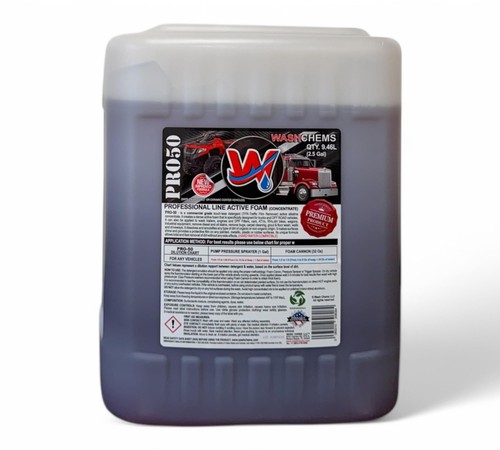 Wash Chems Pro50 Touchless Car Wash Detergent Soap Concentrate /Easy ...